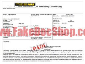 Fake Money Transfer Receipt Template In Word And Pdf Format - Fakedocshop